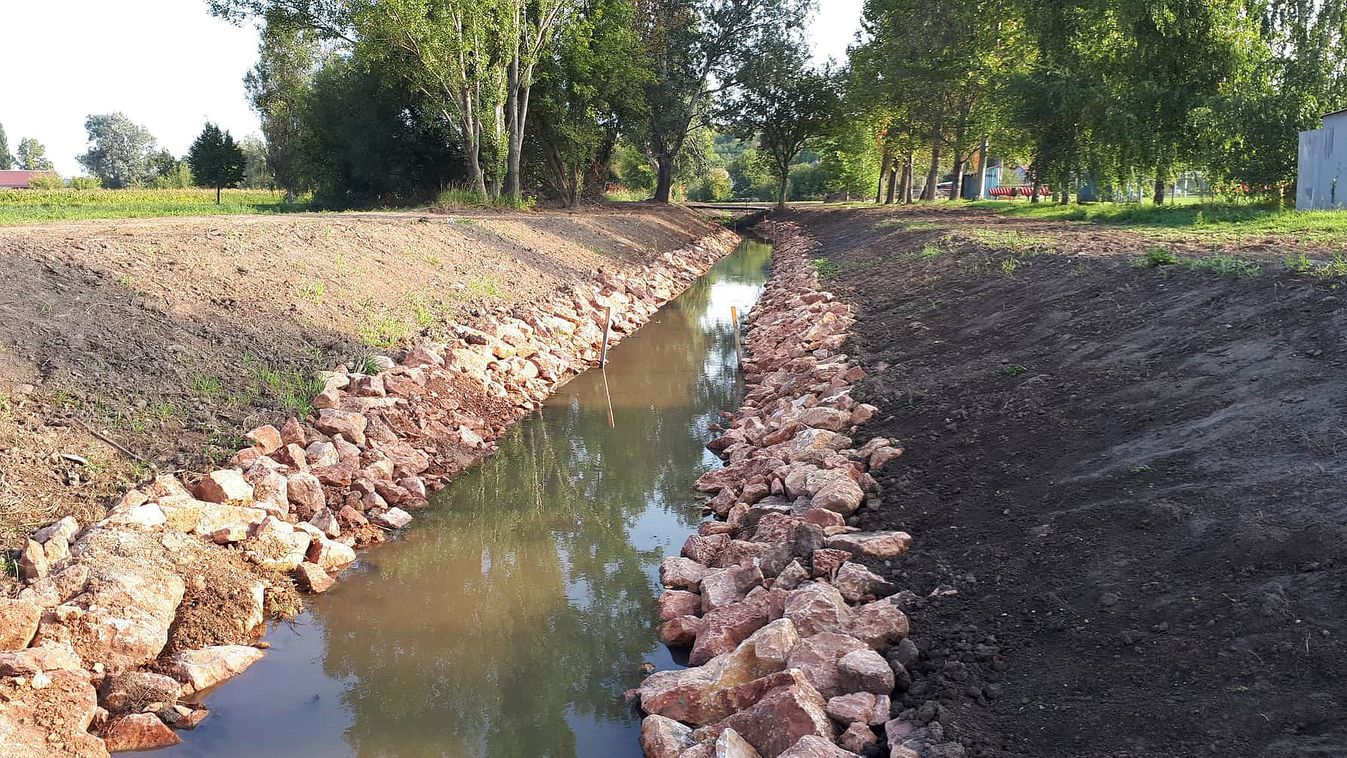 Megtörtént a Szent László-patak rehabilitációja