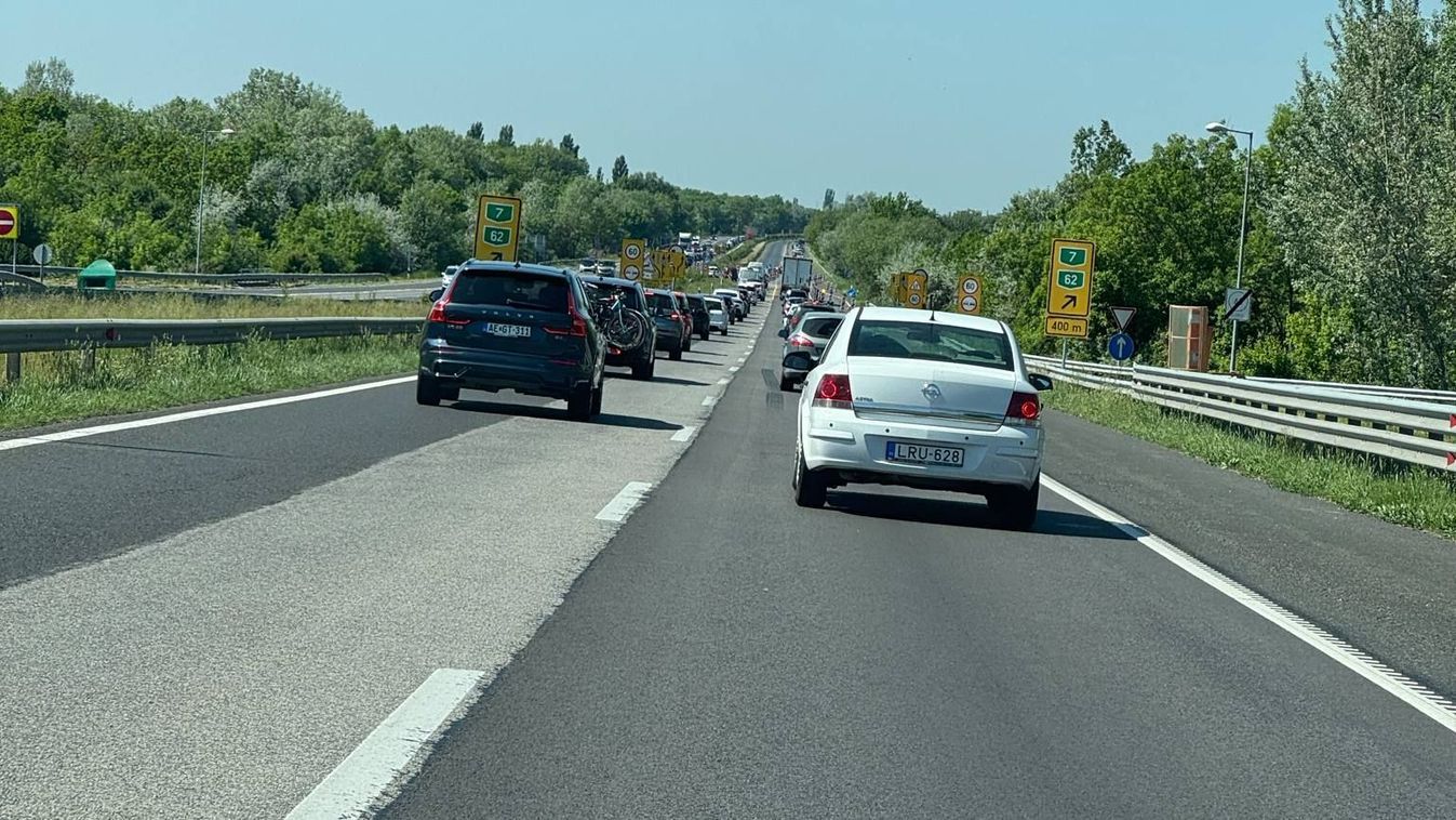M7-es autópálya: elesett a Balaton felé